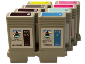 8x1L Refill Kit for CANON PFI-101, PFI-103, PFI-301, PFI-302, PFI-701 ...