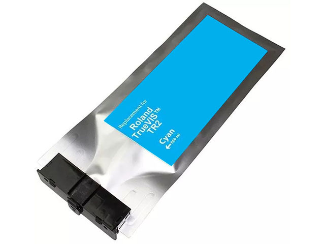 500ml LIGHT CYAN Compatible Ink Pouch for ROLAND TrueVIS Printers (TR2 ...